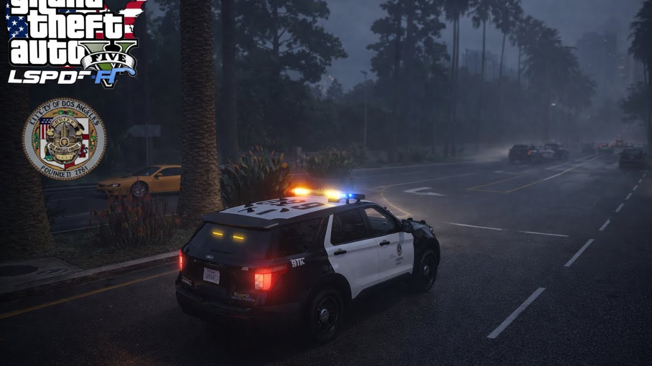 GTA 5 Ultra Realistic Police Patrol | LSPDFR Real Life Mods Gameplay 4K ...