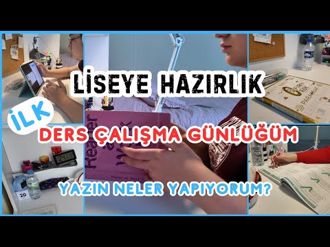 🤏⏳9. SINIF DERS ÇALIŞMA GÜNLÜĞÜM / Liseye Hazırlıklar Başlasın