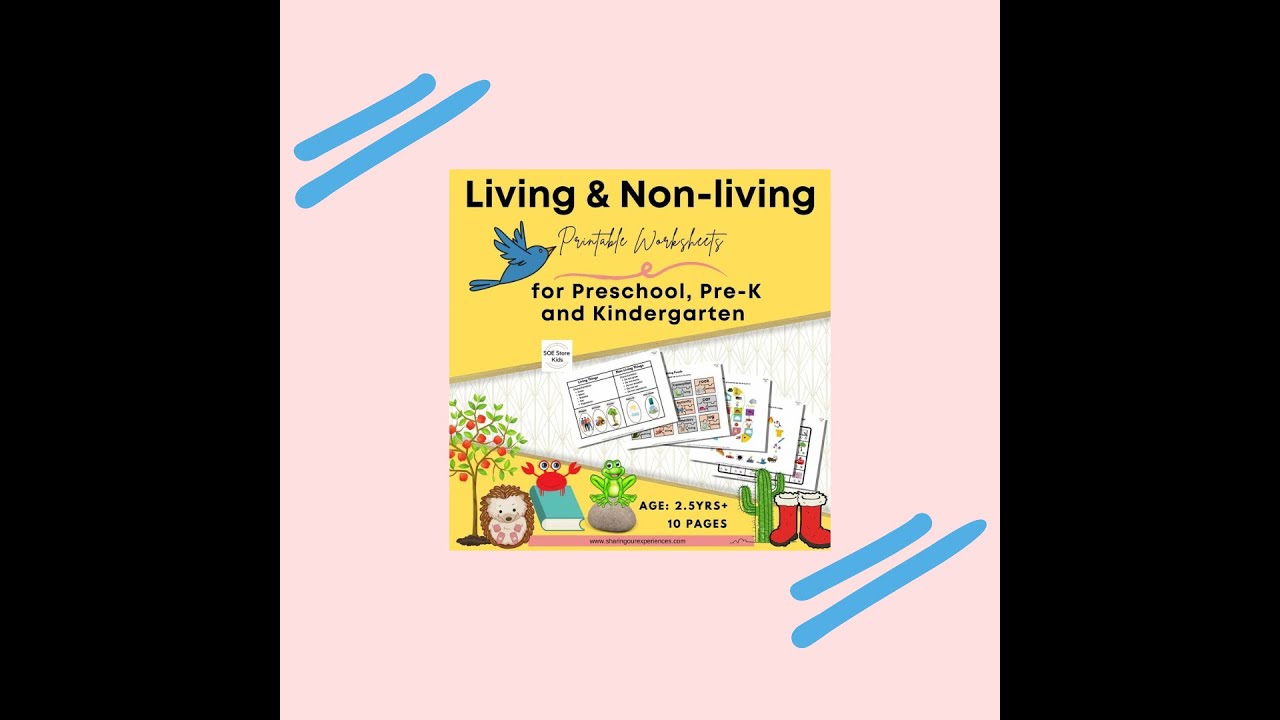 NO PREP Life Science Lesson on Living and Non Living Things! - YouTube