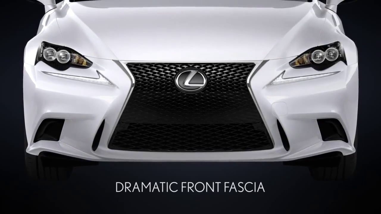 Lexus IS: F SPORT Spindle Grille Highlights - YouTube