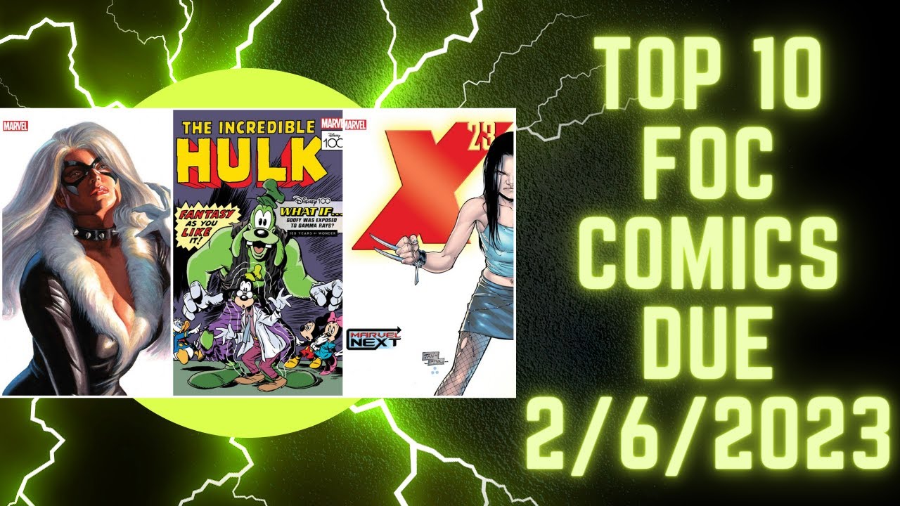 FOC Comics Top 10 Spec Picks Due 2/6/2023 | Comic Speculation | 1st ...