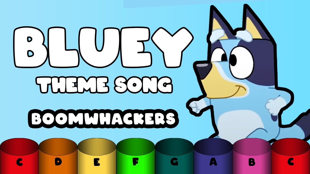 Bluey Theme Song - Boomwhacker Play Along [Easy] - YouTube