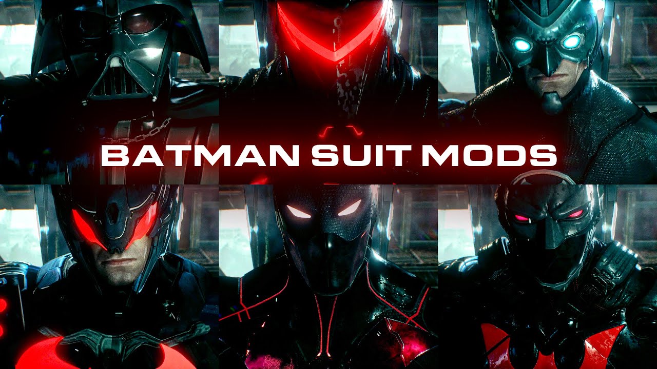 Batman Suit Up Scene With Mod Suits | Batman: Arkham Knight - YouTube