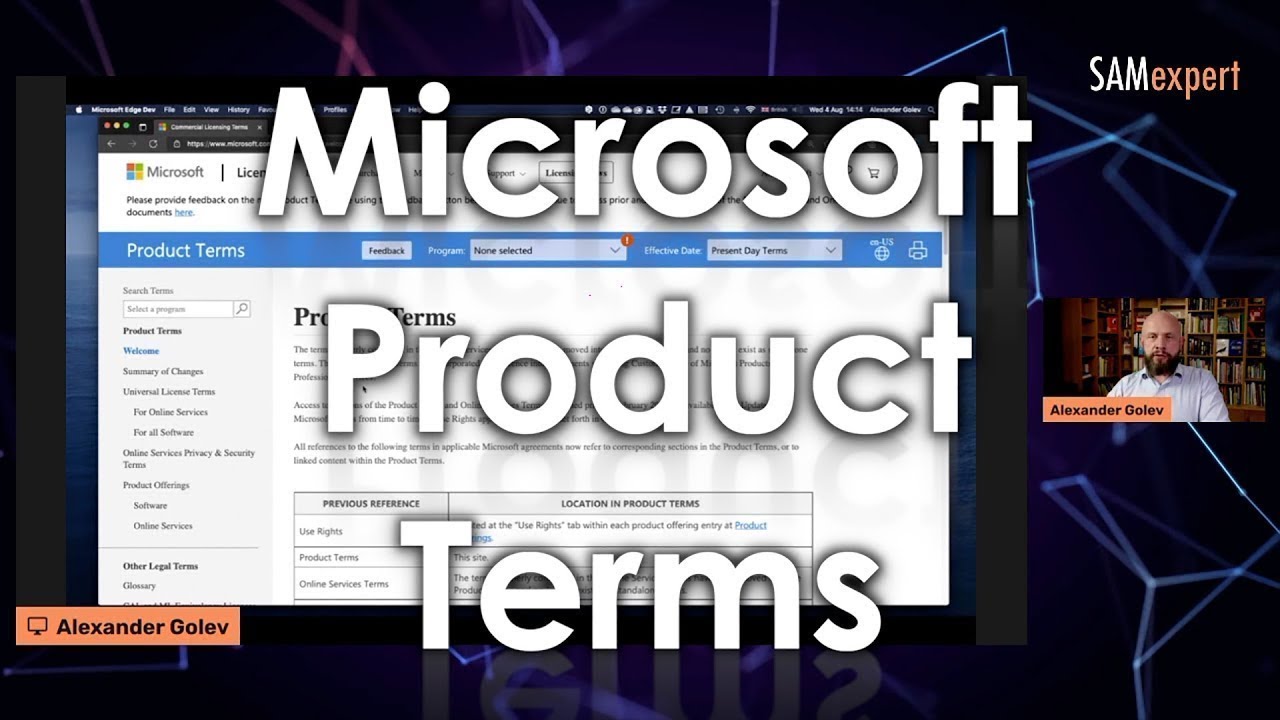 How to find Microsoft Licensing terms and conditions? - YouTube