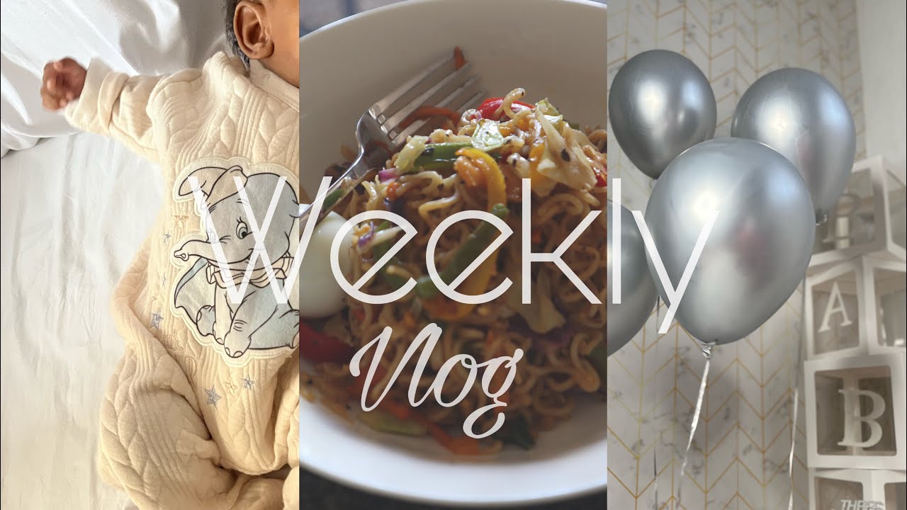 WEEKLY VLOG|Baby Boy turns 3 months!| + more young mom diaries ...