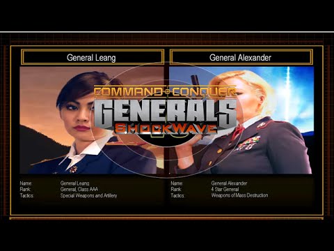 C&C Shockwave 1.1 Generals Zero Hour Challenge - Leang vs Alexander ...