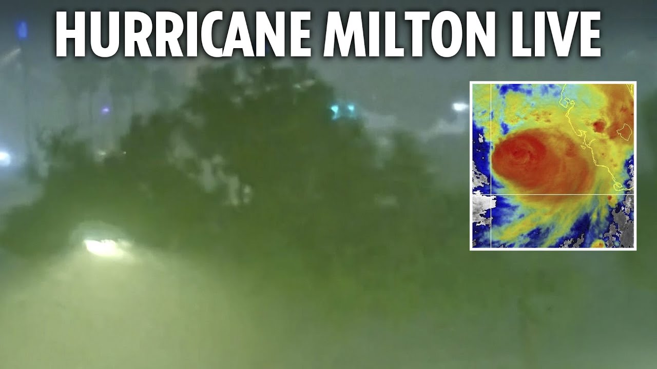 LIVE: Hurricane Milton makes landfall in Tampa Bay, Florida - YouTube