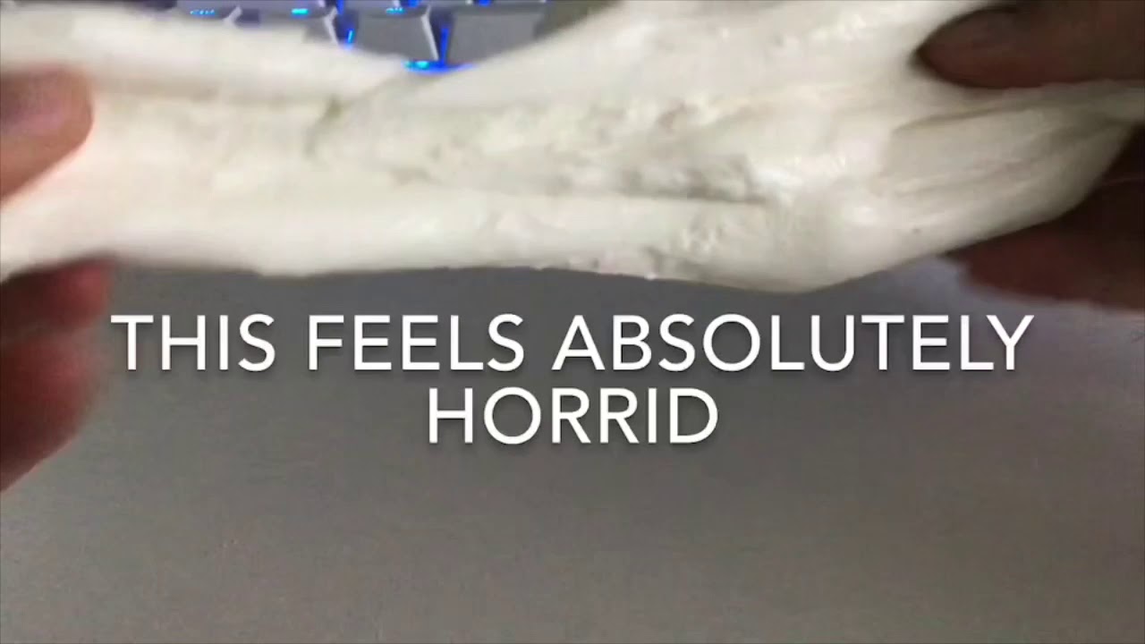 Playing with weird slime - YouTube