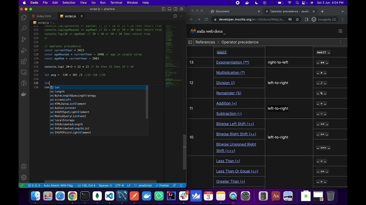 08 operator precedence - YouTube