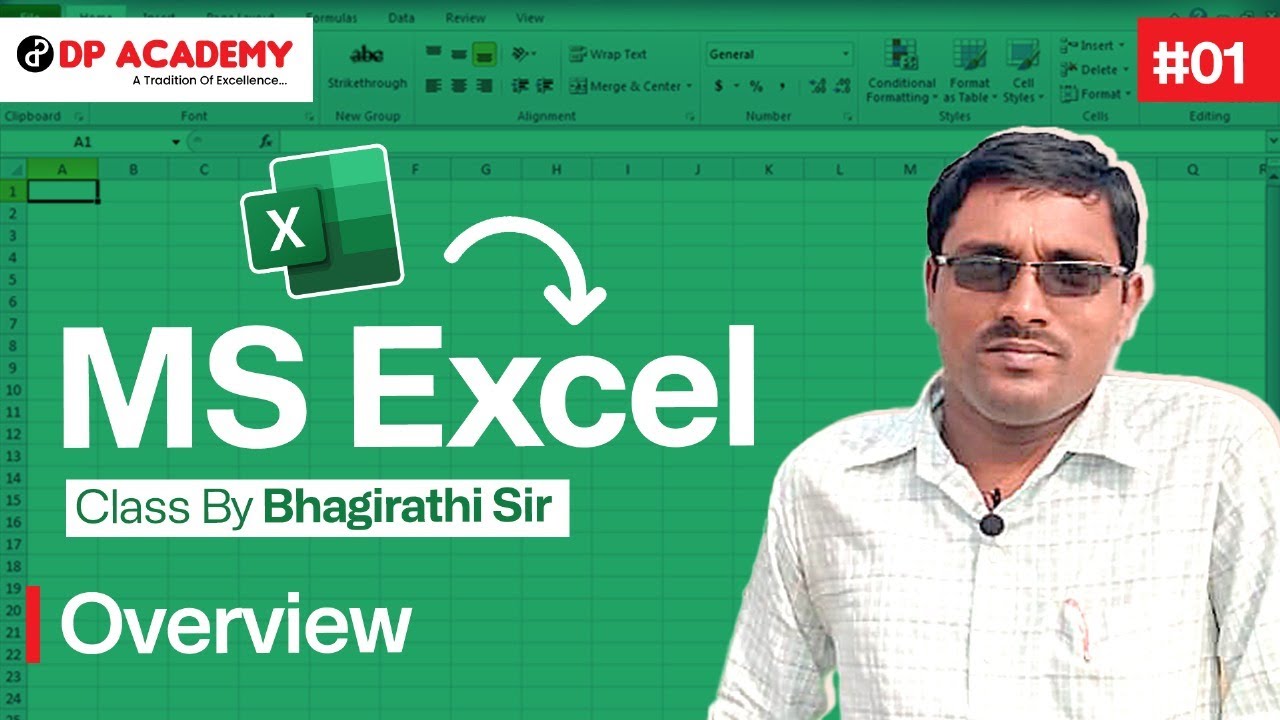MS Excel Class 01 Overview | DP Academy - YouTube