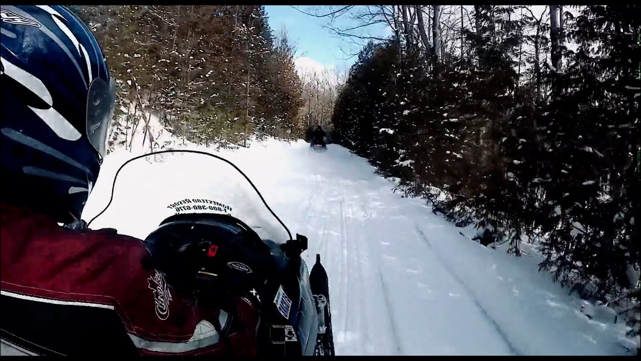 Snowmobiling in Saskatchewan - YouTube