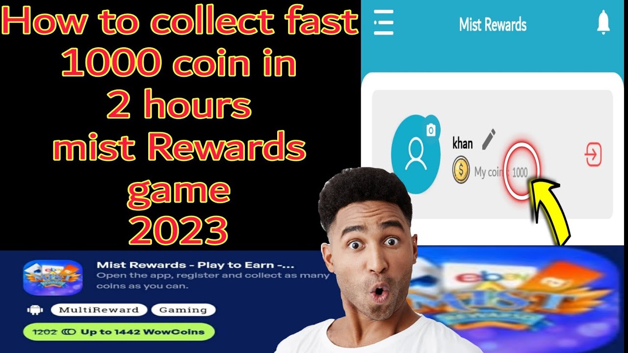 How to collect 1000 coins Mist Rewards play to earn game 2023 - YouTube