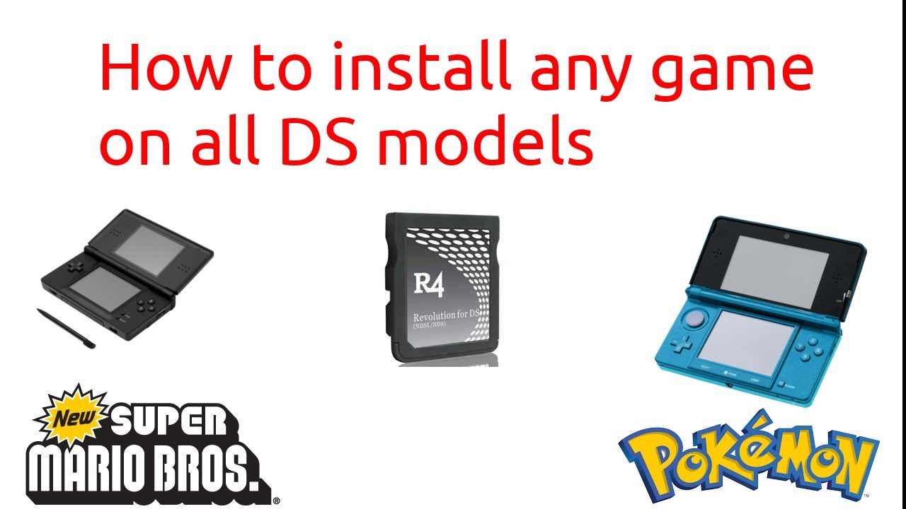How to install any game on Nintendo DS,DSI,3DS and 2DS FREE! - YouTube