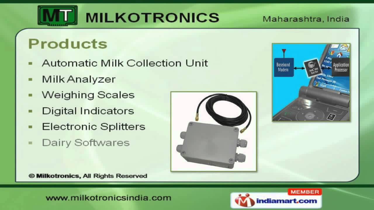 Automatic Milk Collection Unit by Milkotronics, Pune - YouTube