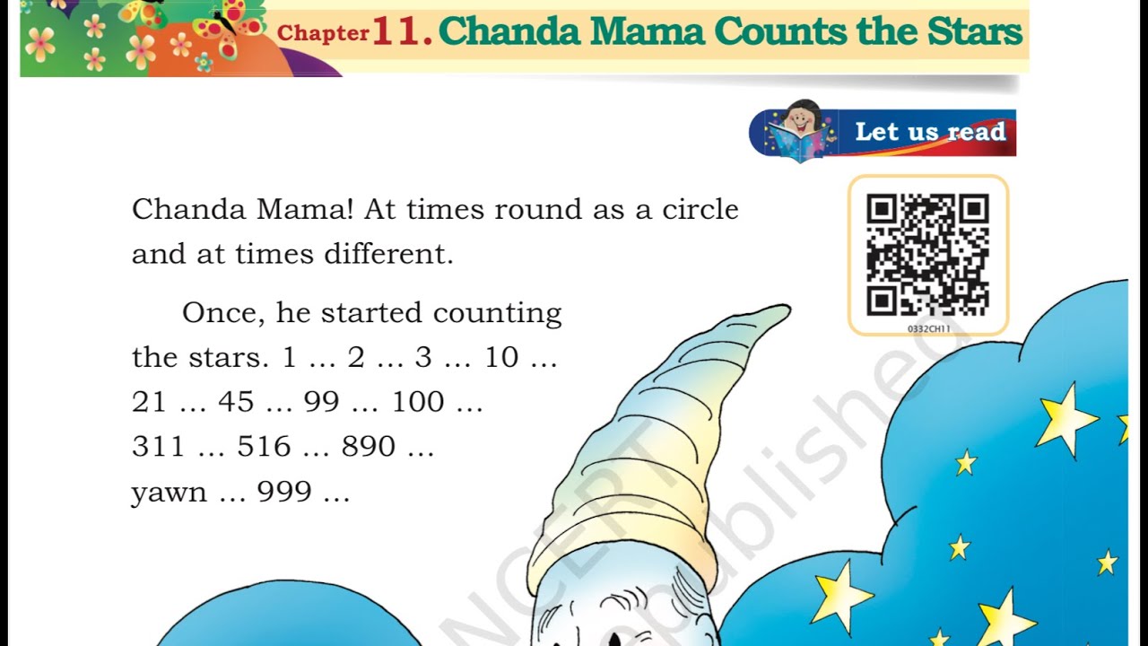 Chanda mama counts the stars ,class 3 English new book Santoor chapter ...