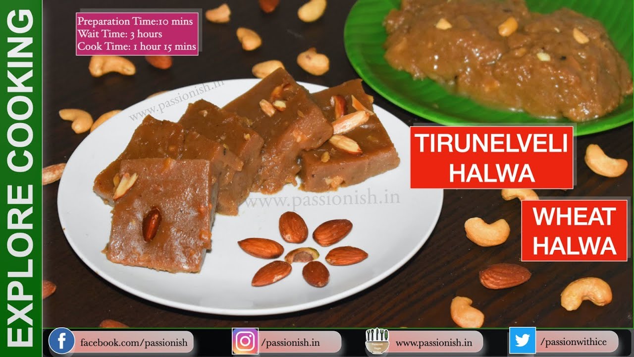 Tirunelveli Halwa | Wheat Halwa | Gothumai Halwa | How to make ...
