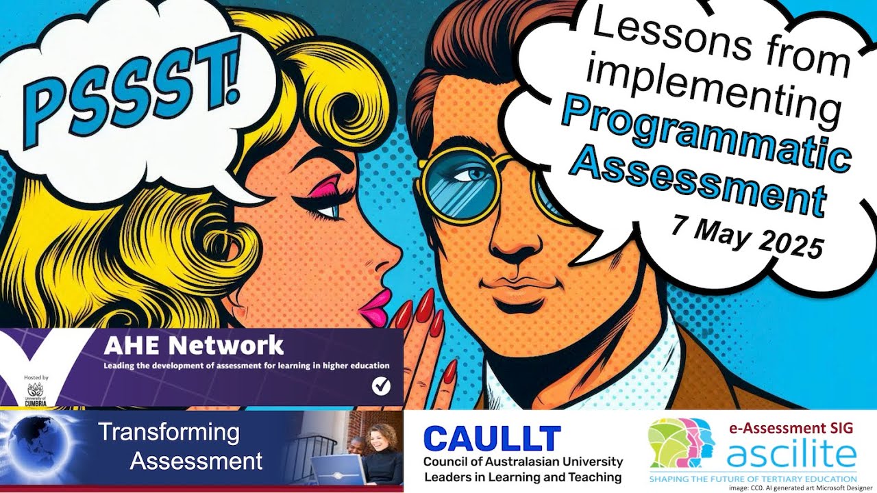 Lessons from implementing programmatic assessment (7 May 2025) - YouTube