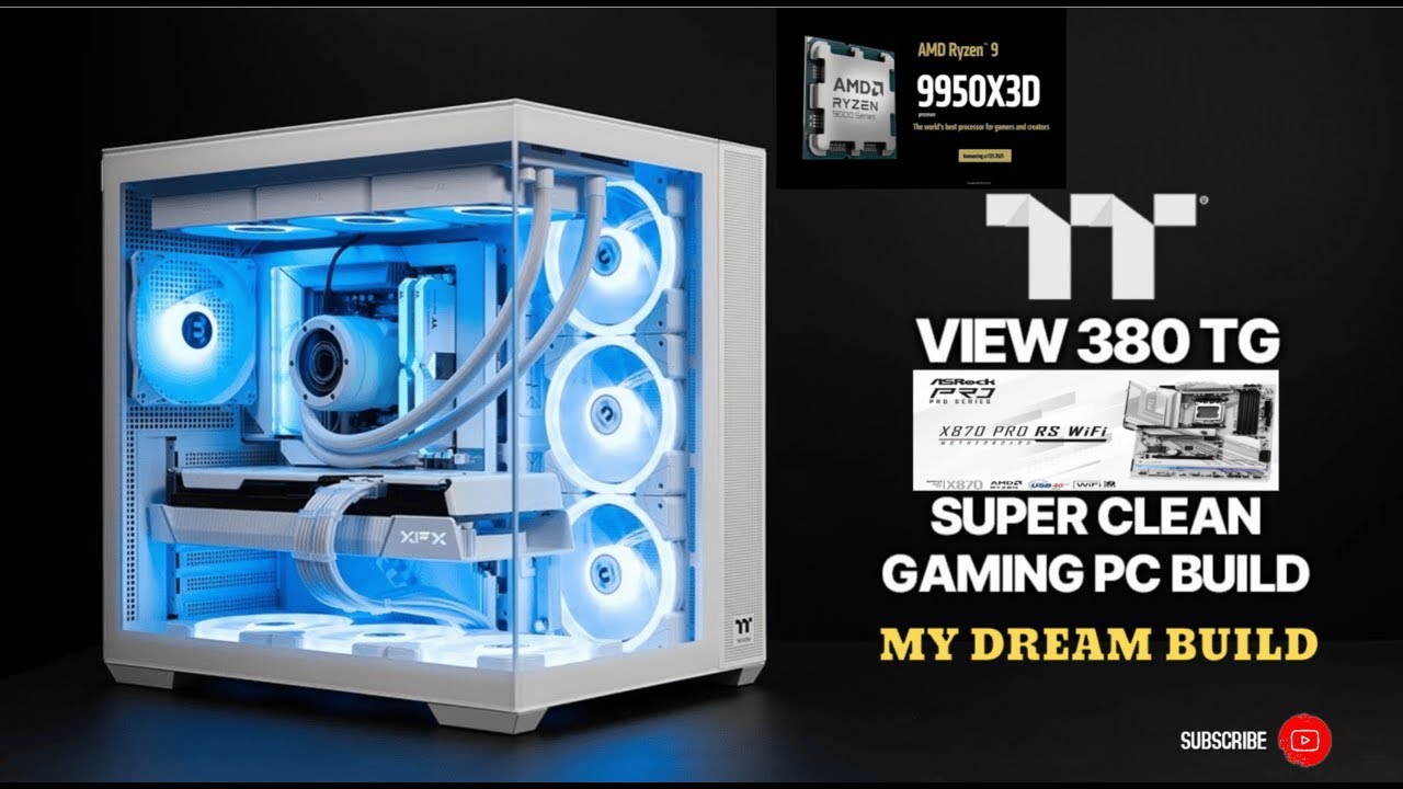 MY DREAM PC👑AMD’s New MONSTER CPU 9950x3D PC Build! - YouTube