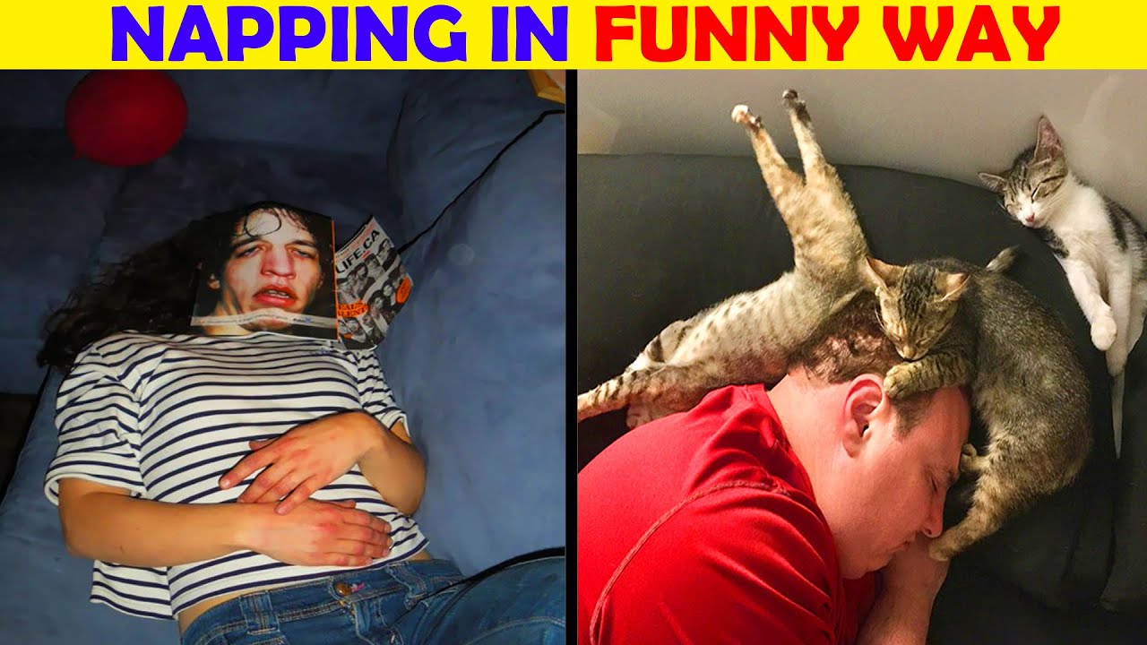 People Caught Napping In Funny And Uncomfortable Looking Ways | That's Funny - YouTube
