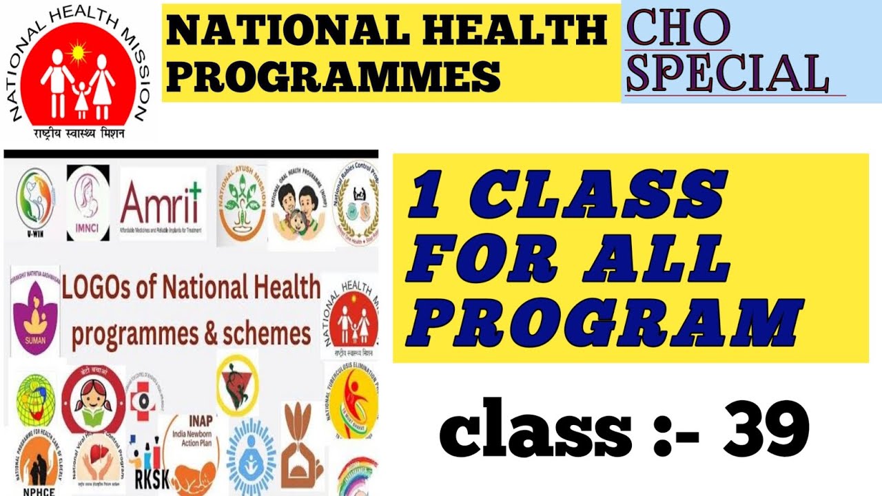 National Health Programmes / #rajasthancho #upchoexam #biharcho #nhm # ...