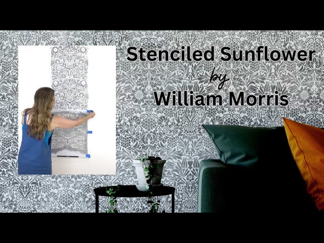 Wall Stencil William Morris How To Stencil A Wall In A William Morris