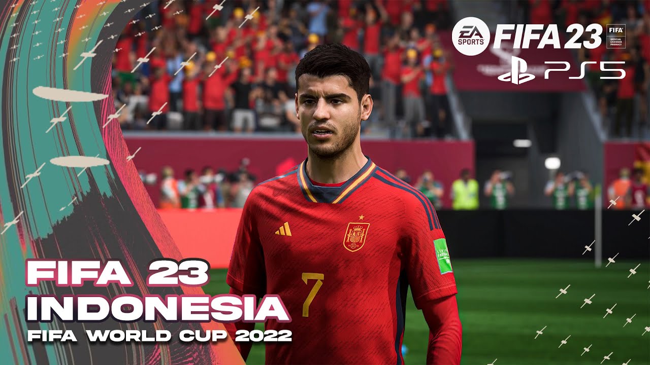 FIFA 23 INDONESIA - Spanyol vs Costa Rica - FIFA WORLD CUP 2022 QATAR ...