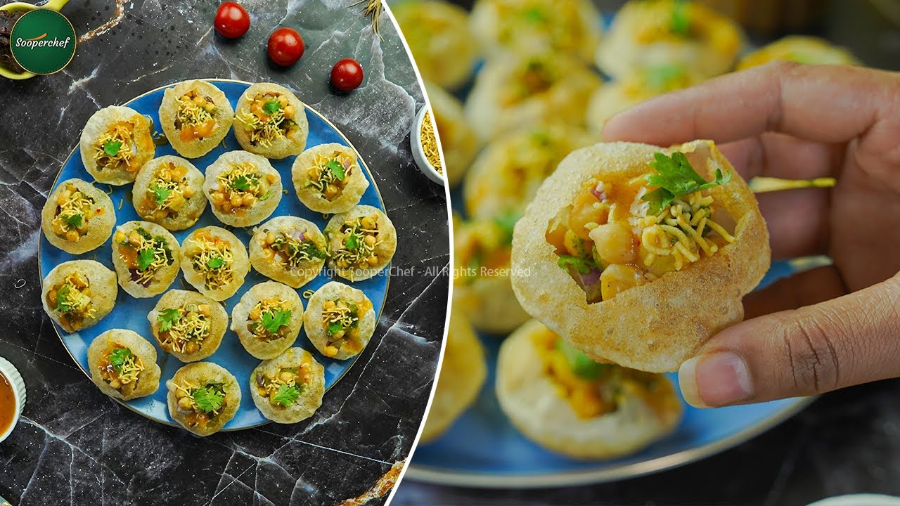 Street Style Golgappa | Pani Puri Recipe by SooperChef - YouTube