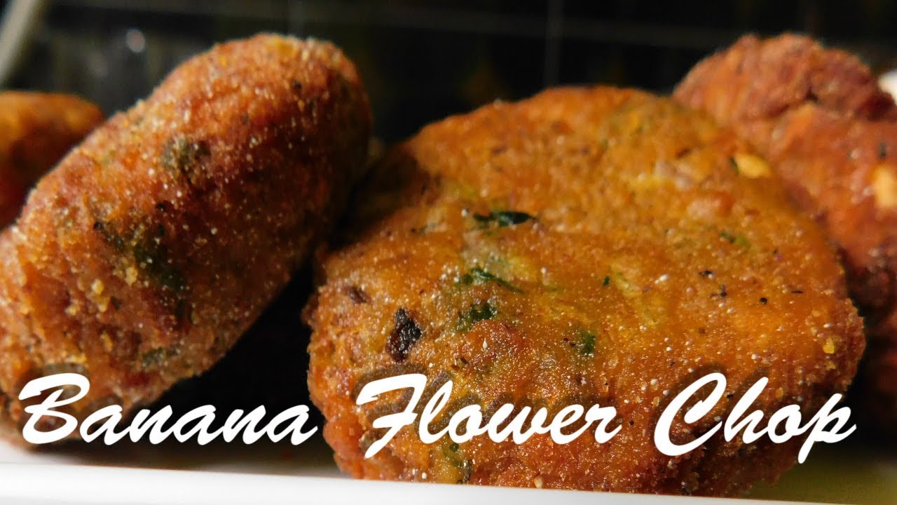 Pure veg Banana Flower (Mocha) Chop / মোচার চপ / केला का फूल का चॉप ...