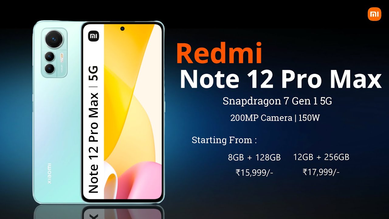 Redmi Note 12 Pro Max - First Look, Price, Specs & Launch Date in india ...