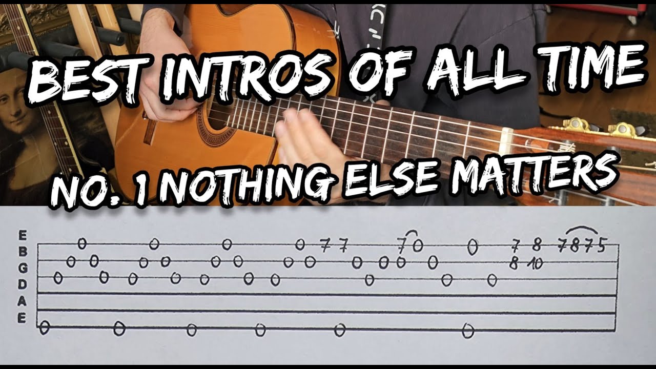 Best Guitar Intros of All Time No. 1 Nothing Else Matters Free Guitar ...