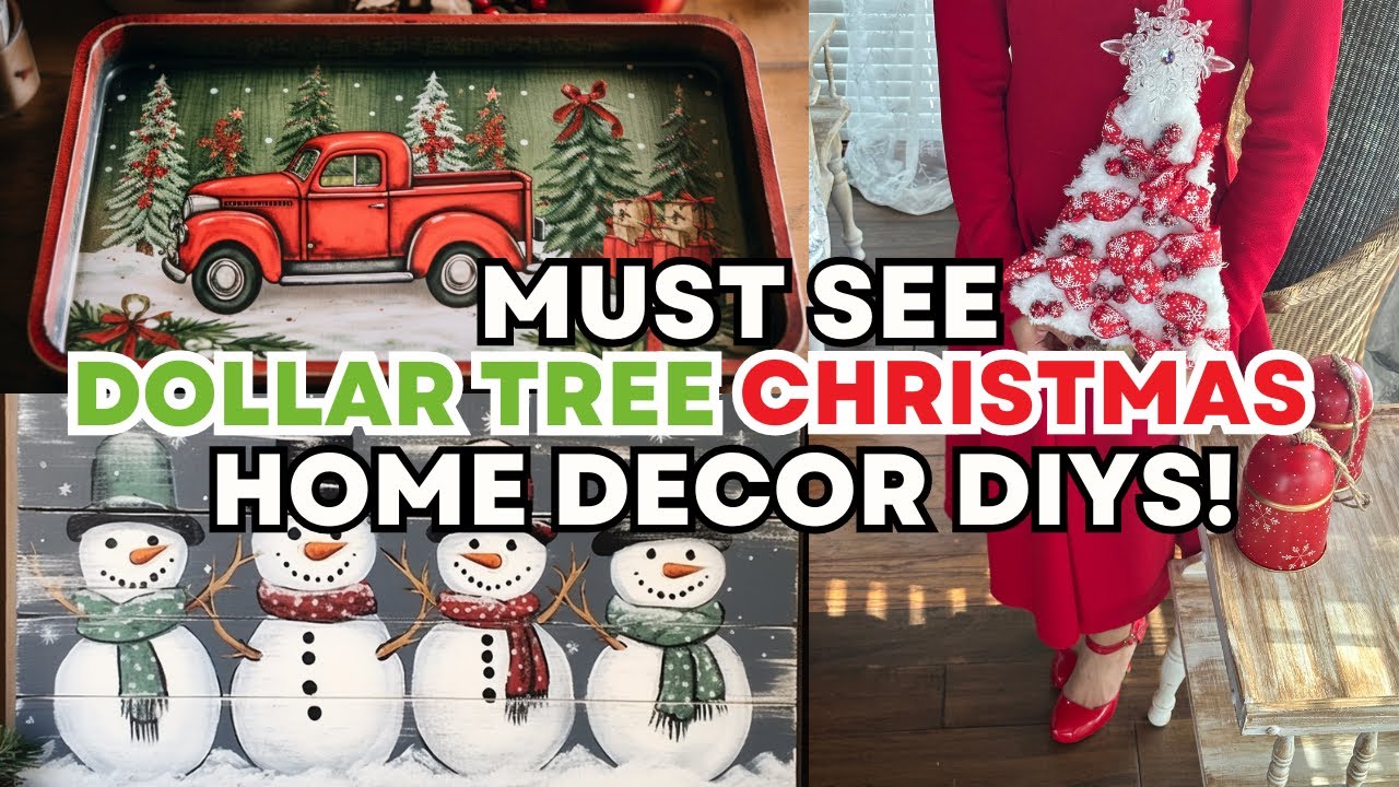 🎄*MUST SEE* DOLLAR TREE DIY COMPILATION VIDEO || DOLLAR TREE CRAFTS ...