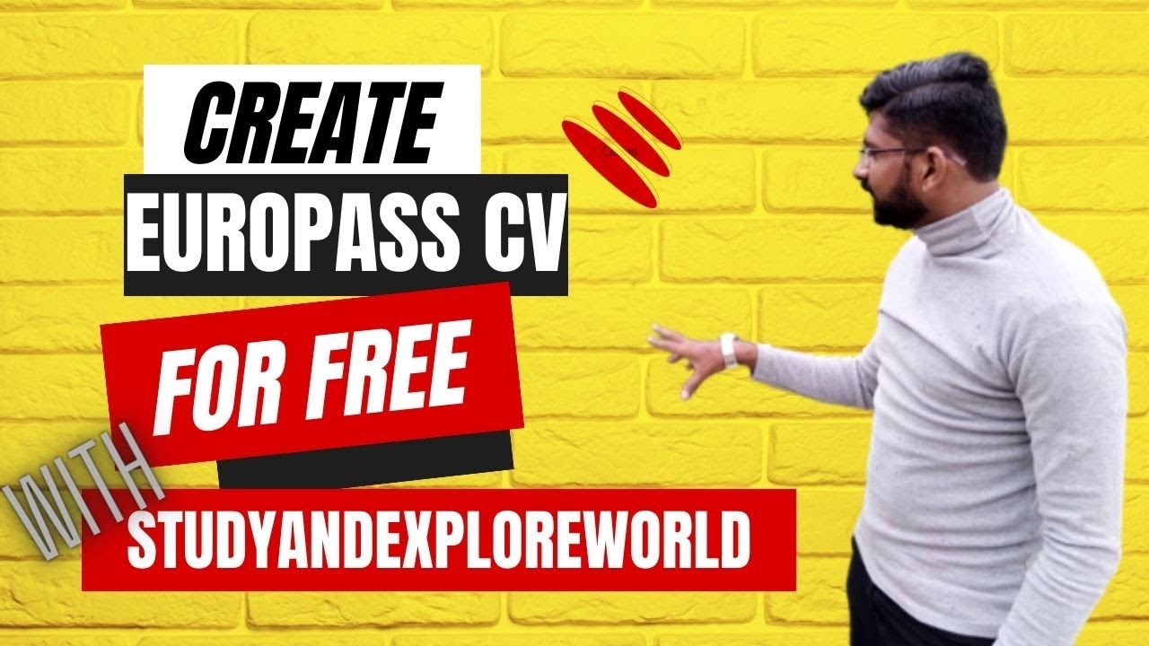 How to Create Europass CV for FREE? Step by Step Guide! - YouTube