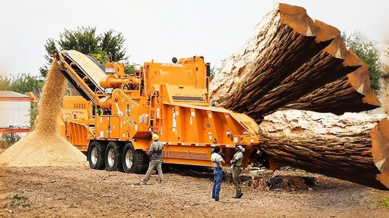 Awesome Powerful Wood Chipper On Another Level - Heavy Machinery You ...
