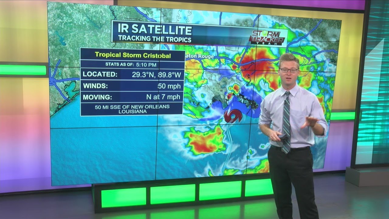 Tracking Cristobal (5:30 update) - Cristobal makes landfall - YouTube