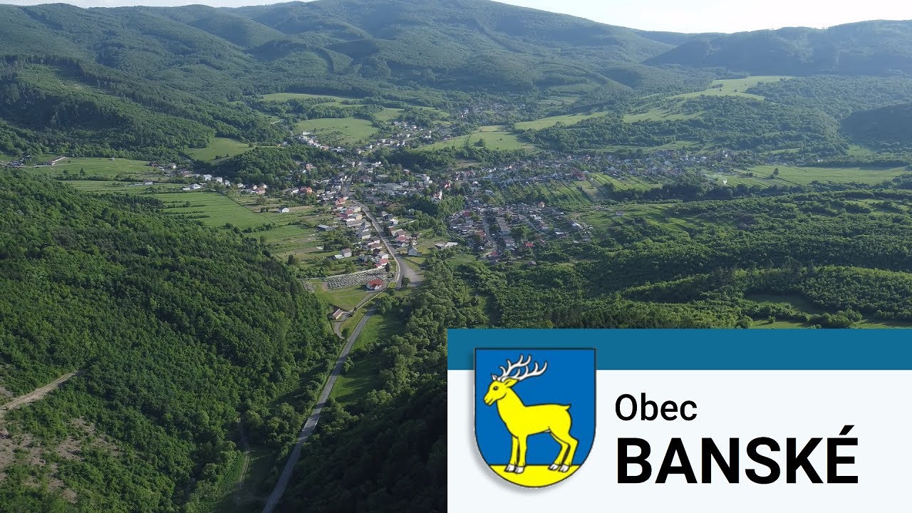 #41 obec Banské z hora z vtáčej perspektívy | Vranov nad Topľou | VT ...