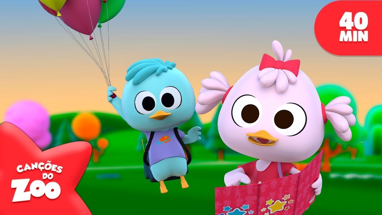 Pato Quá 🦆Um Patinho chamado Quá @CancoesDoZoo 🌈 + Compilaçao ...