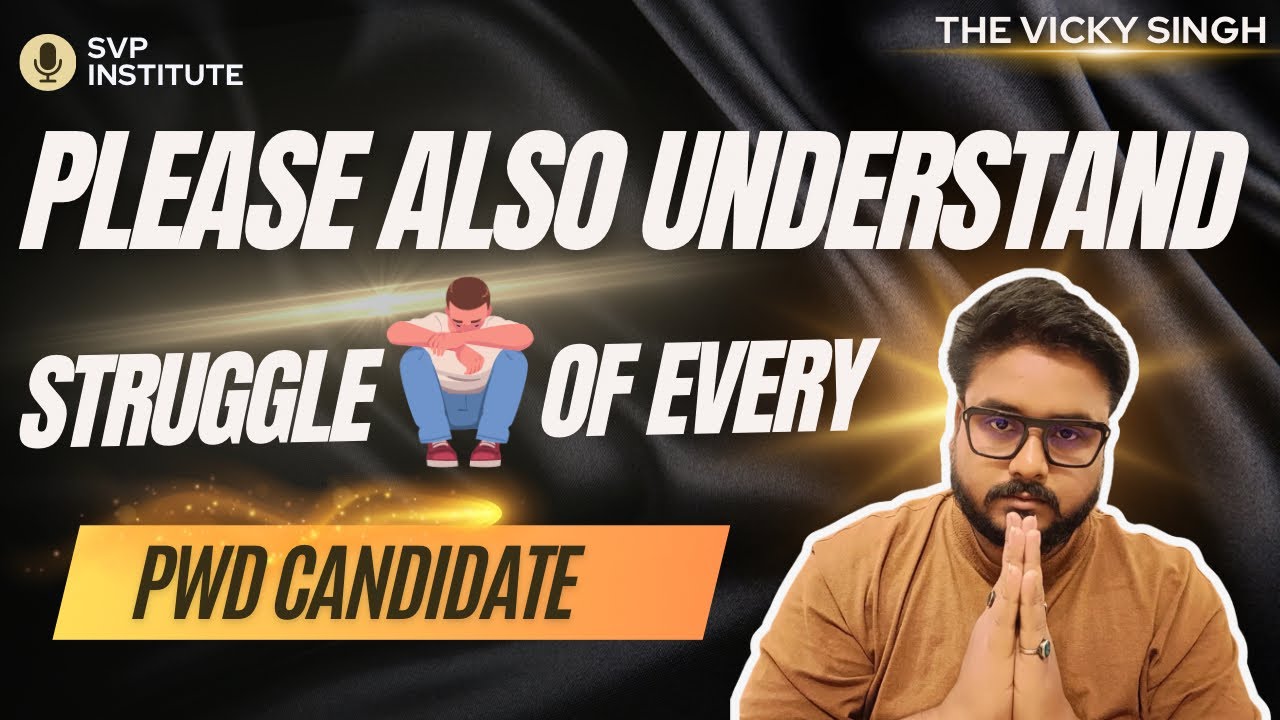 Please 🙏 Also Understand The Struggle Of PWD Candidates In NEET MBBS ...
