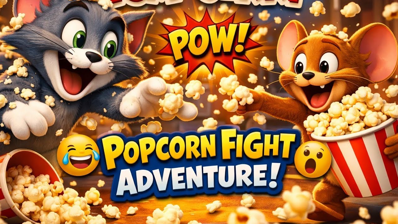 Tom & Jerry 🍿🔥 Popcorn Fight Fun Adventure | Non-Stop Laughs - YouTube