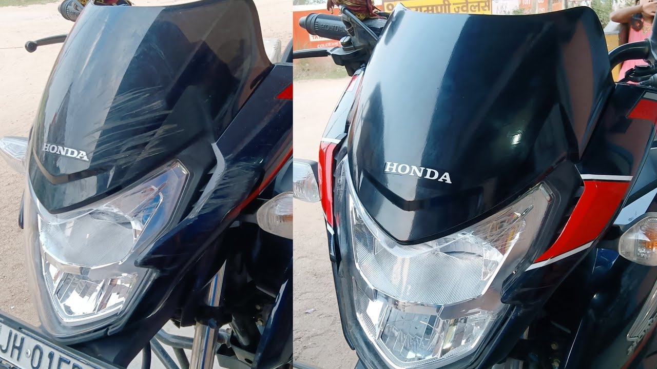 sp 125 front visor vinyl wrapping 2023 - YouTube