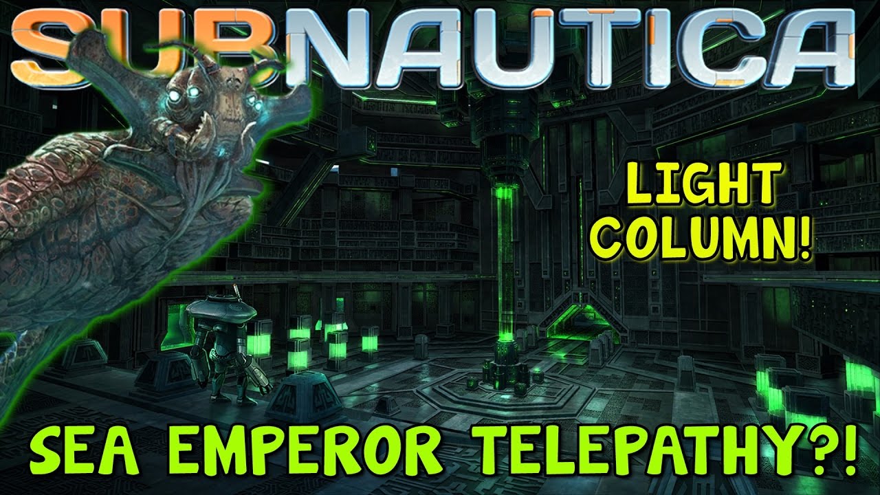 SEA EMPEROR TELEPATHY?! + PRECURSOR LIGHT COLUMN! | Subnautica News ...
