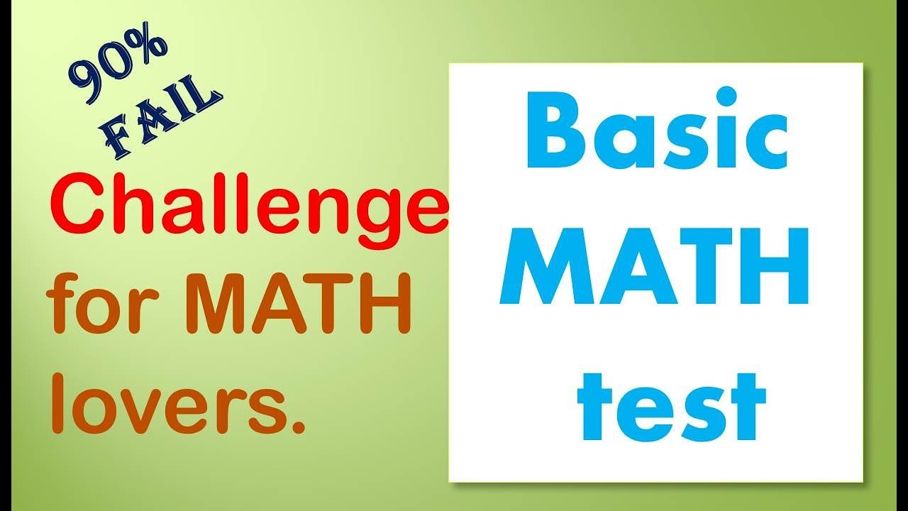 Group D Math Test - 90% fail || Can You Pass 10th Grade Math? - 90% ...
