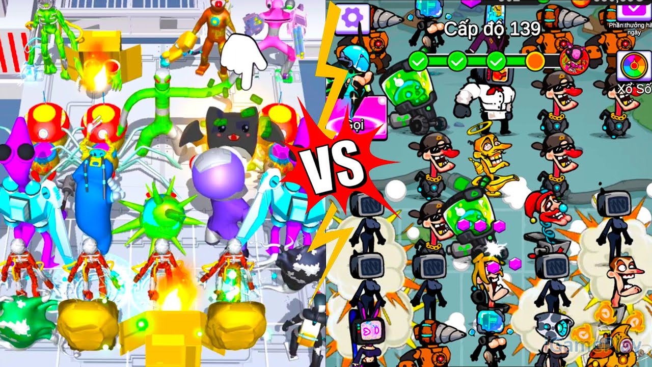 Color Friend vs 100 Doors Vs Battle warriors Strategy game ⭐ Merge ...