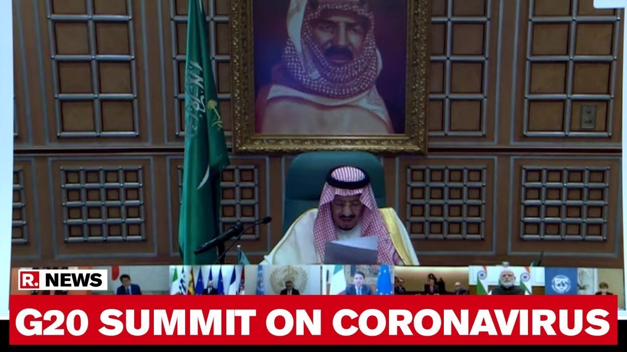First Visuals Of Virtual G20 Summit On Coronavirus Accessed - YouTube