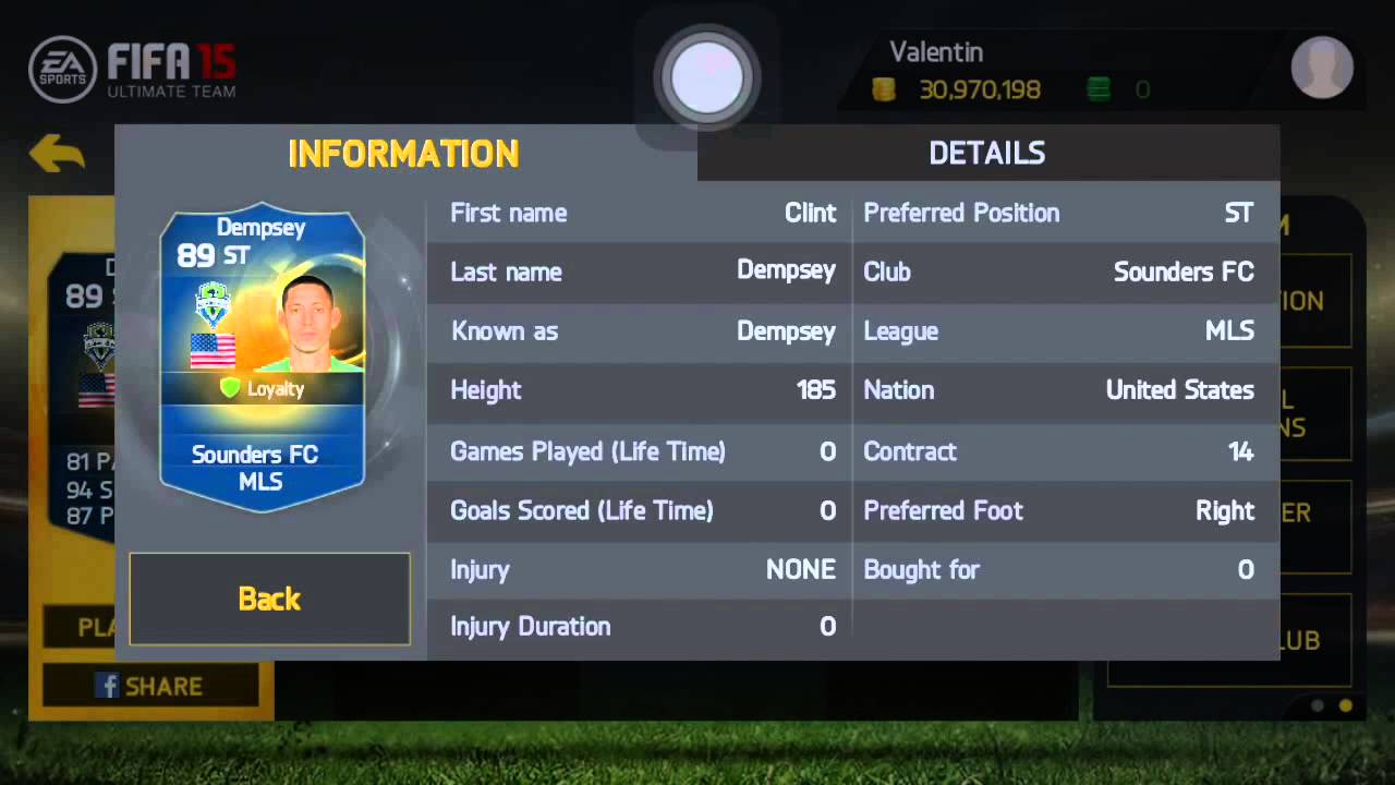 TOTS DEMPSEY IN A PACK!!! FIFA 15 PACK OPENING - YouTube