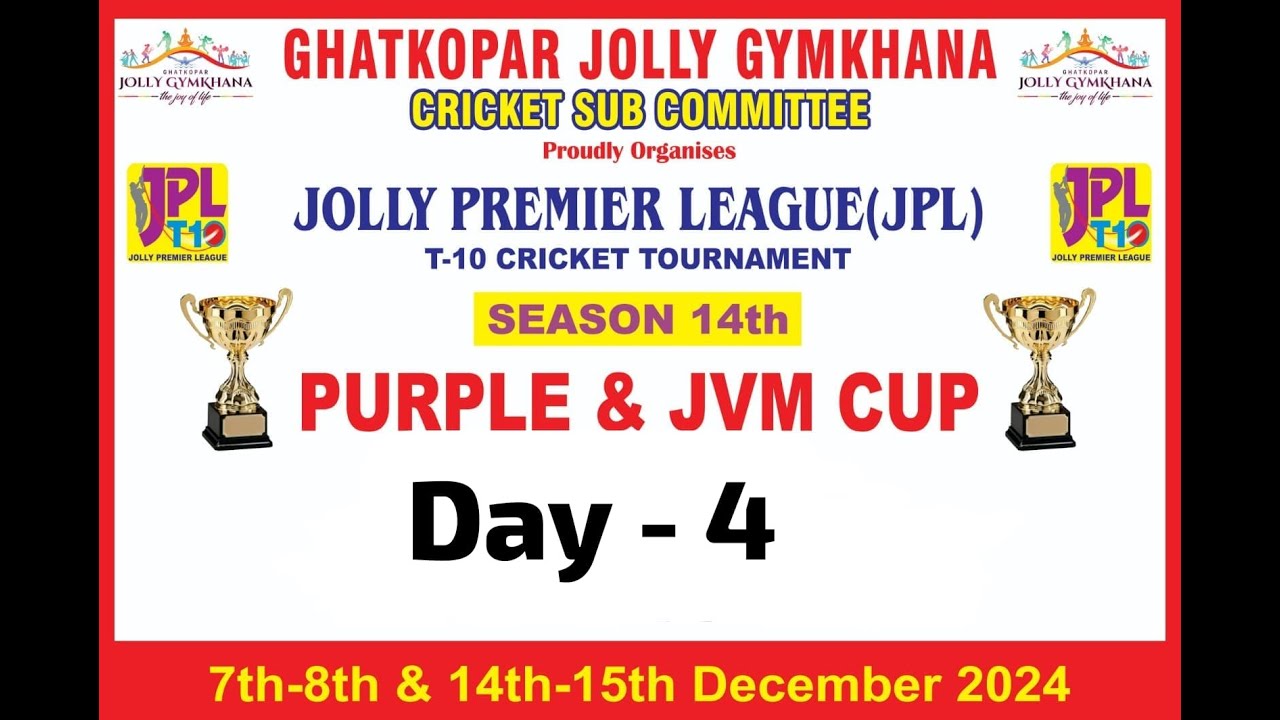 JOLLY PREMIERE LEAGUE (JPL) T - 10 CRICKET TOURNAMENT SEASON - 14TH DAY ...