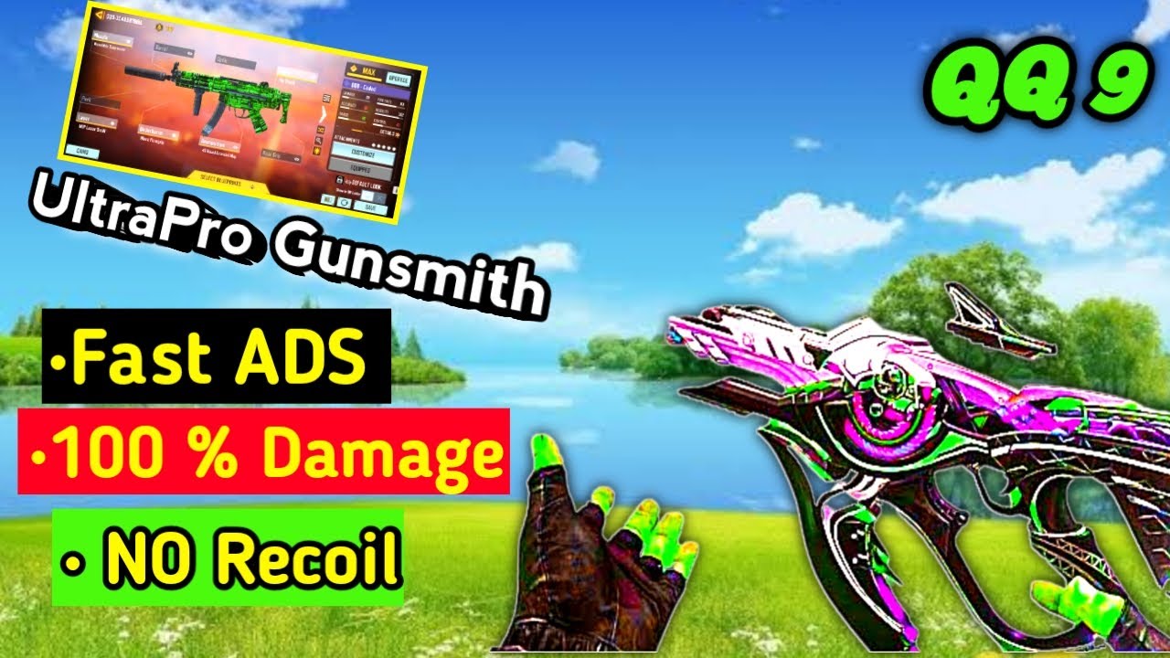 QQ9 is Overpowered in season 6 { Ultra Pro Gunsmith QQ9 Best br ...