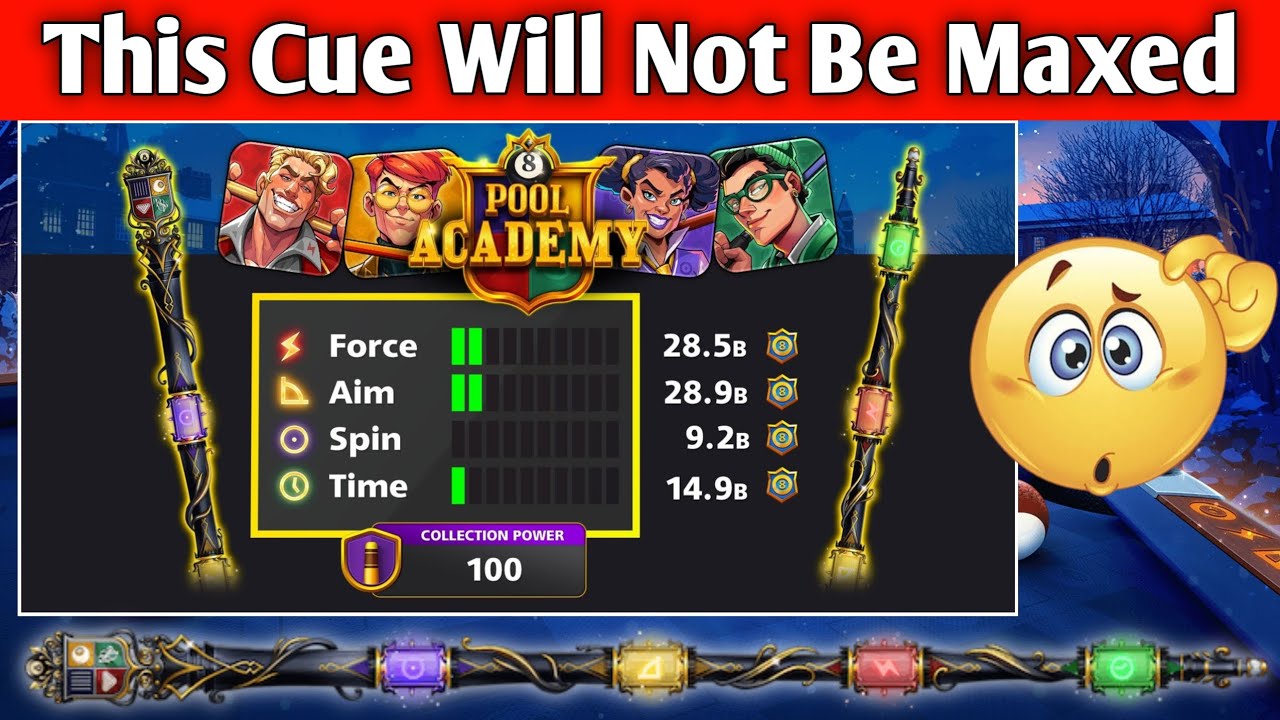 What's Problem With This Cue | Pool Academy Animated Cue Not Max At All #8ballpool #8poolweaver ...