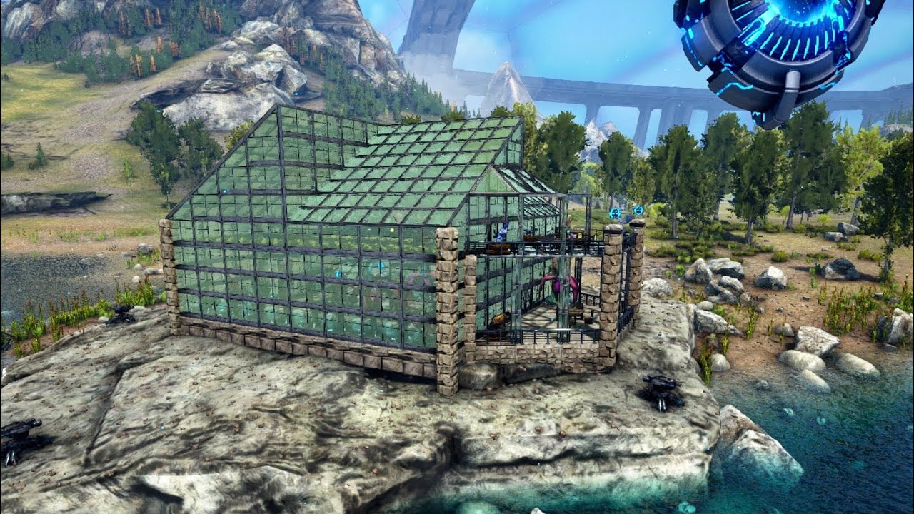ARK Survival Evolved Large Greenhouse - YouTube