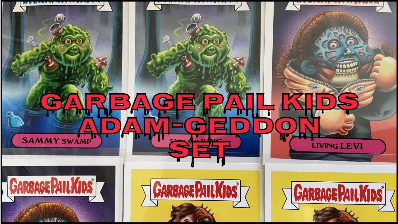 garbage pail kids Adam geddon set - YouTube