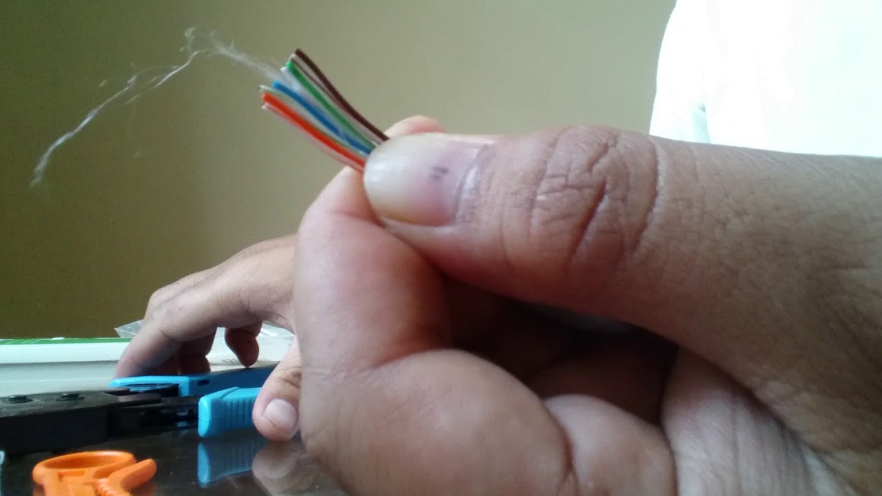 Tutorial Cara Pemasangan RJ45 pada UTP Cat 5E - YouTube